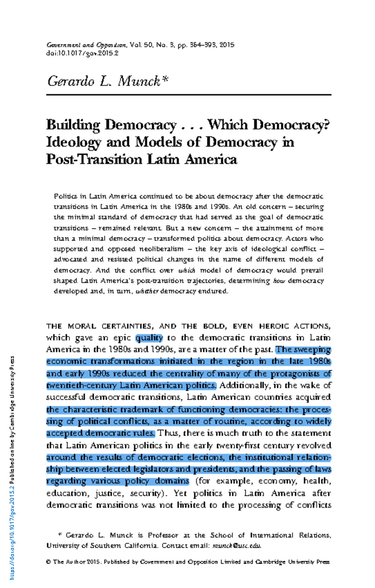 Building democracy which democracy ideology and models of democracy in ...