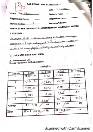 Physics lab report 5A Newtons Second LAW - Studocu