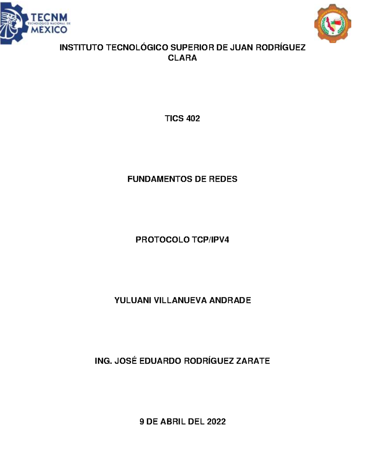 Protocolo TCP IPv4 - Investigacion respecto al Modelo TCP IPv4 (Que es ...