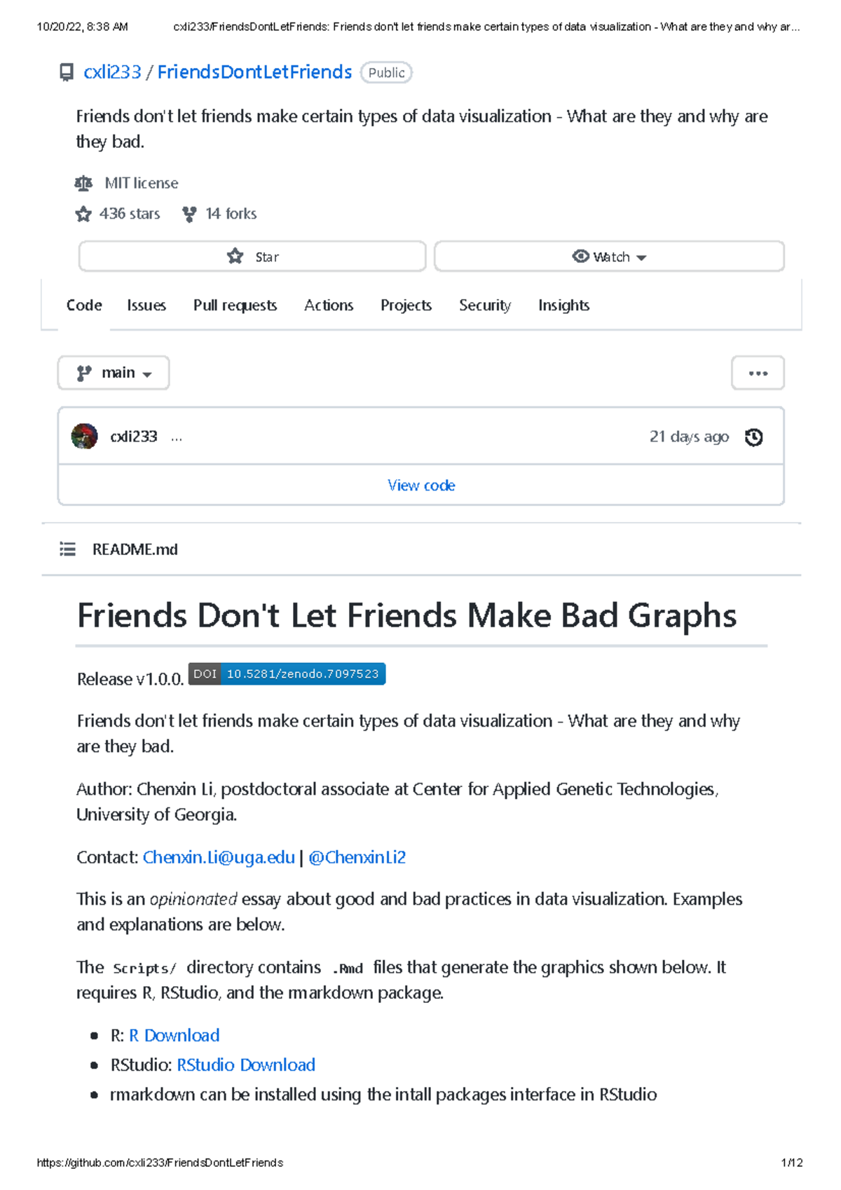 Friends Let Friends Make Bad Data Visualizations - Studocu