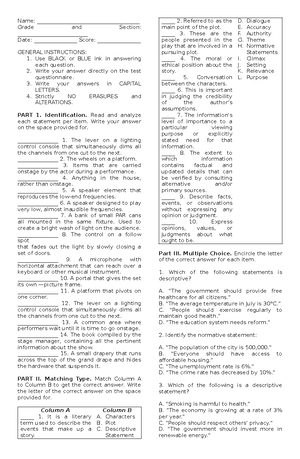 TONE & MOOD IN Literature ( Grade 7) - Detailed Lesson Plan in English ...
