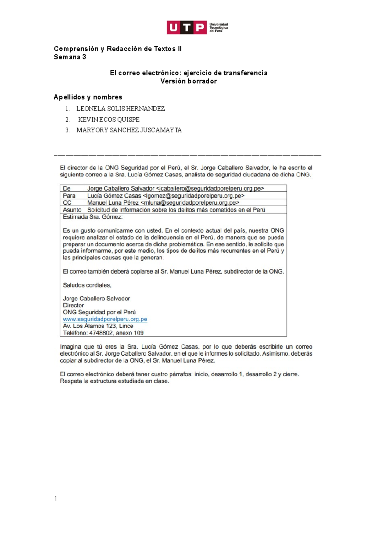 Formato Semana 3 - AYUDA - Comprensión y Redacción de Textos II Semana ...
