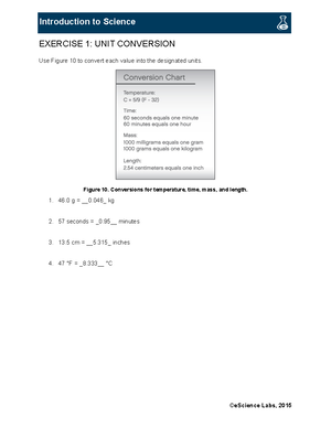 Chemical Reactions Lab eScience Labs - PRE-LAB QUESTIONS Complete the following steps for each ...