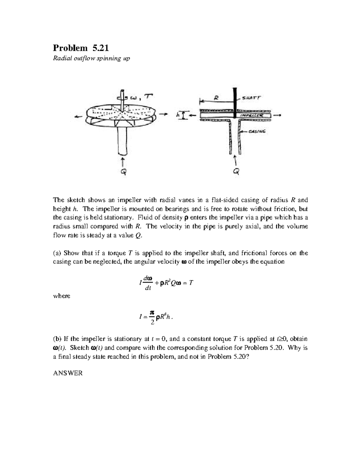 5.21 Radial outflow spinning - Problem 5. Radial outflow spinning up ...