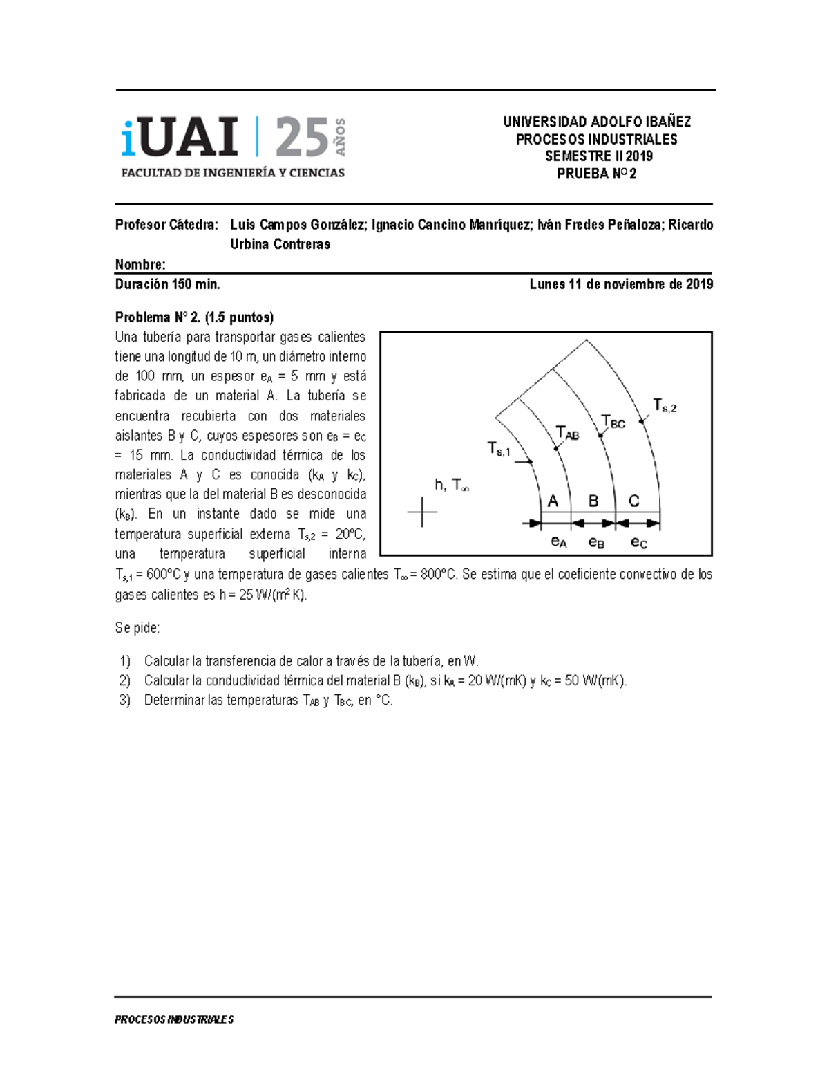 Prueba N 2 PI Semestre II 2019 1 - Warning: TT: undefined function: 32 Warning: TT: undefined ...