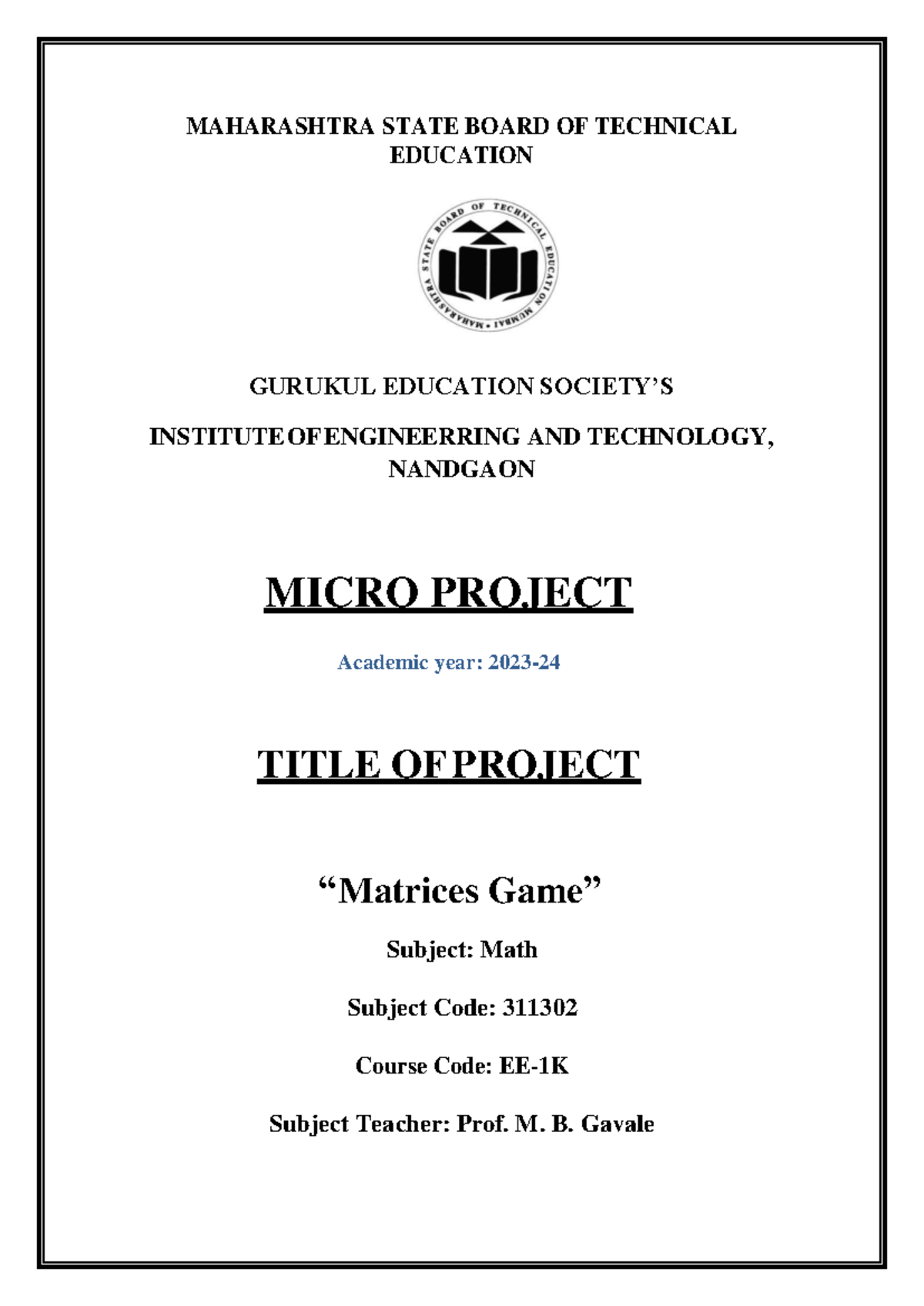 Types of bond ` - DIPLOMA MICRO PROJECT - MAHARASHTRA STATE BOARD OF ...