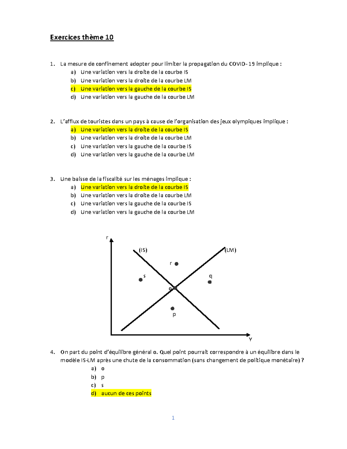 Solutions thème 10 - Warning: TT: undefined function: 32 Exercices thème 10 - Studocu
