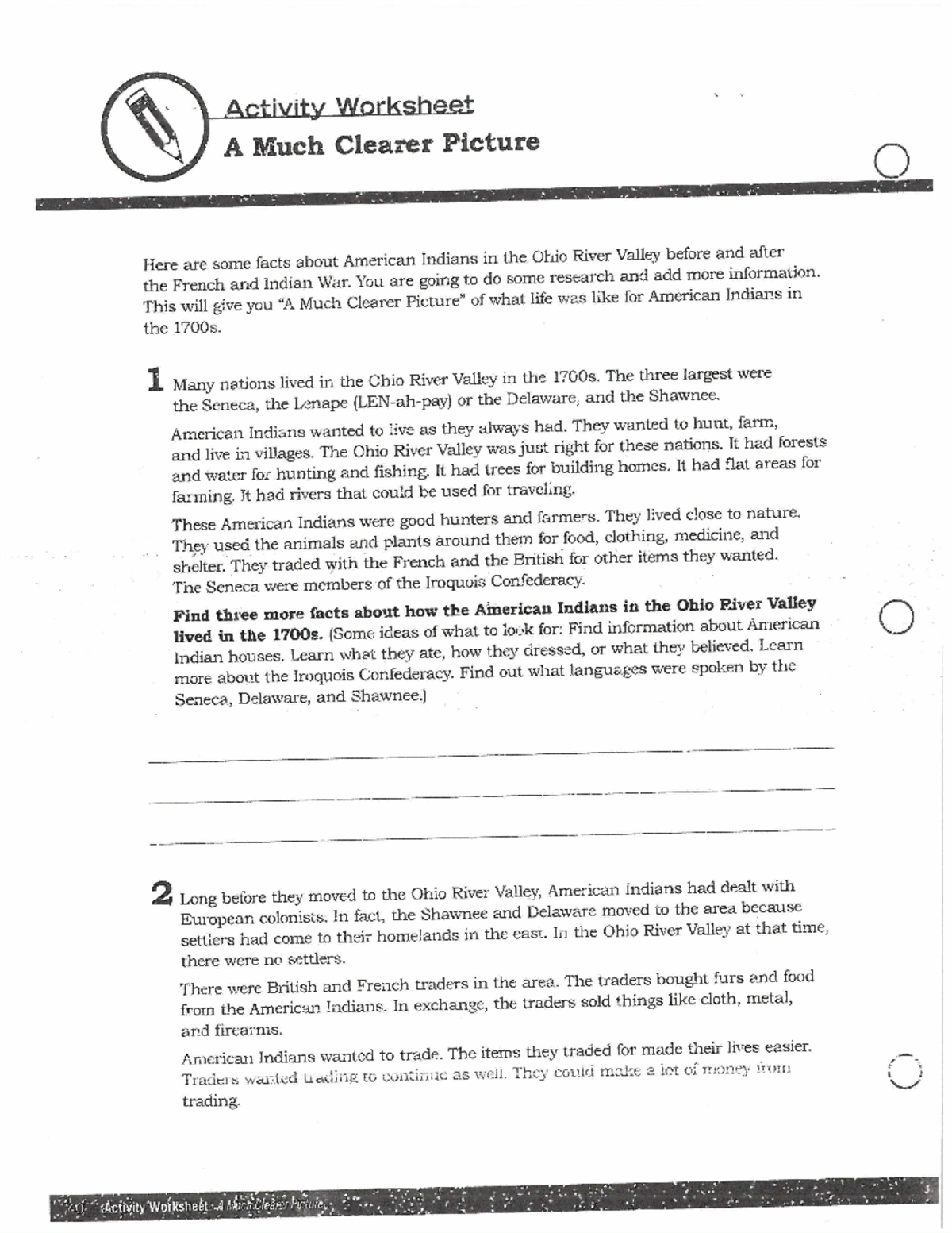 Caleb Hayden - French and Indian War lesson 1 - - Studeersnel