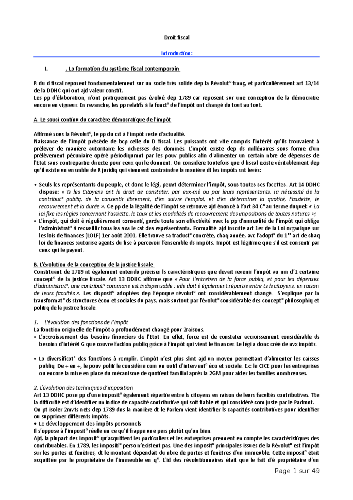 Droit- Fiscal - Cours de L3 du professeur Collet - Droit fiscal ...