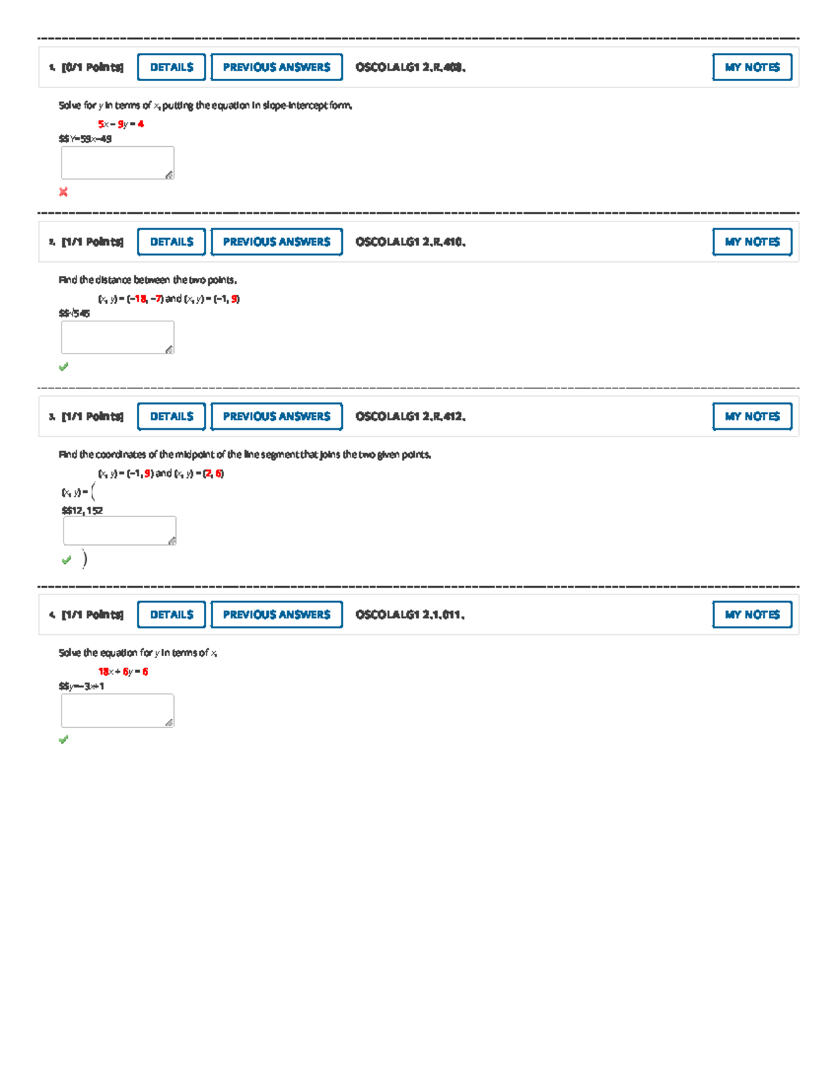 1111 Test 1 - College Algebra Section 0DA Fall 2023 CO, section 1367 ...