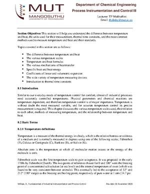 Process Modelling Simulation and Control - Worked problems. Chapter 3: Examples of mathematical ...