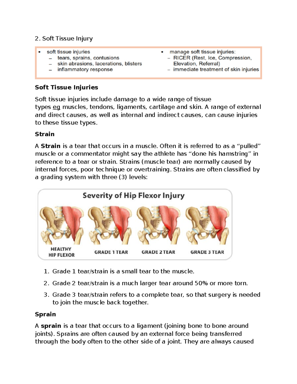 2. Soft tissue - .... - Soft Tissue Injury Soft Tissue Injuries Soft ...