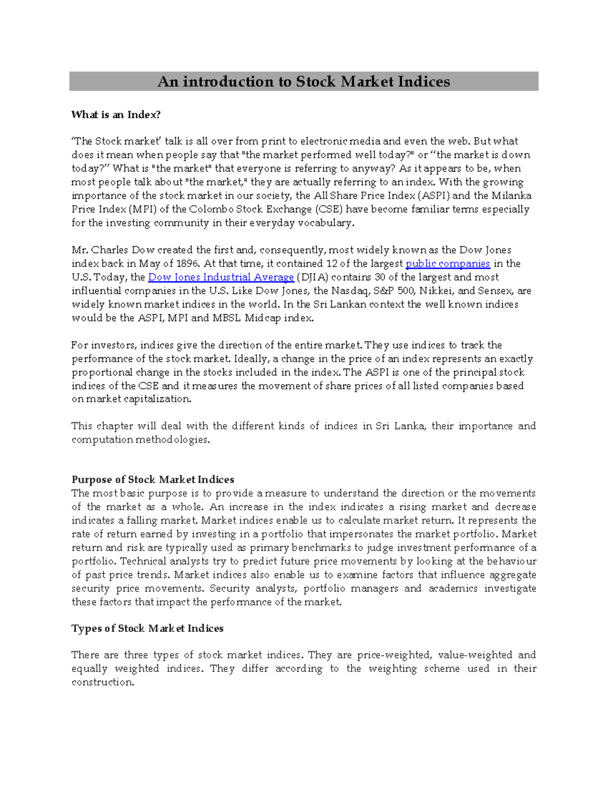 13 Its All About Indices An Introduction To Stock Market Indices 13-its-all-about-indices-an-introduction-to-stock-market-indices