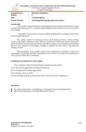 Module 5 - Basic elex - C. M Recto Ave. Lapasan Cagayan de Oro City ...