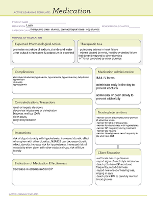 Mastectomy Therapeutic Procedure ATI - ACTIVE LEARNING TEMPLATES ...