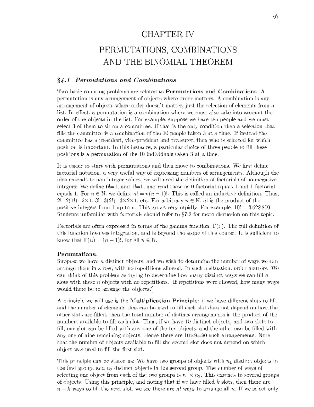 MA120 - Chapter 4 - MA 120 - Studocu