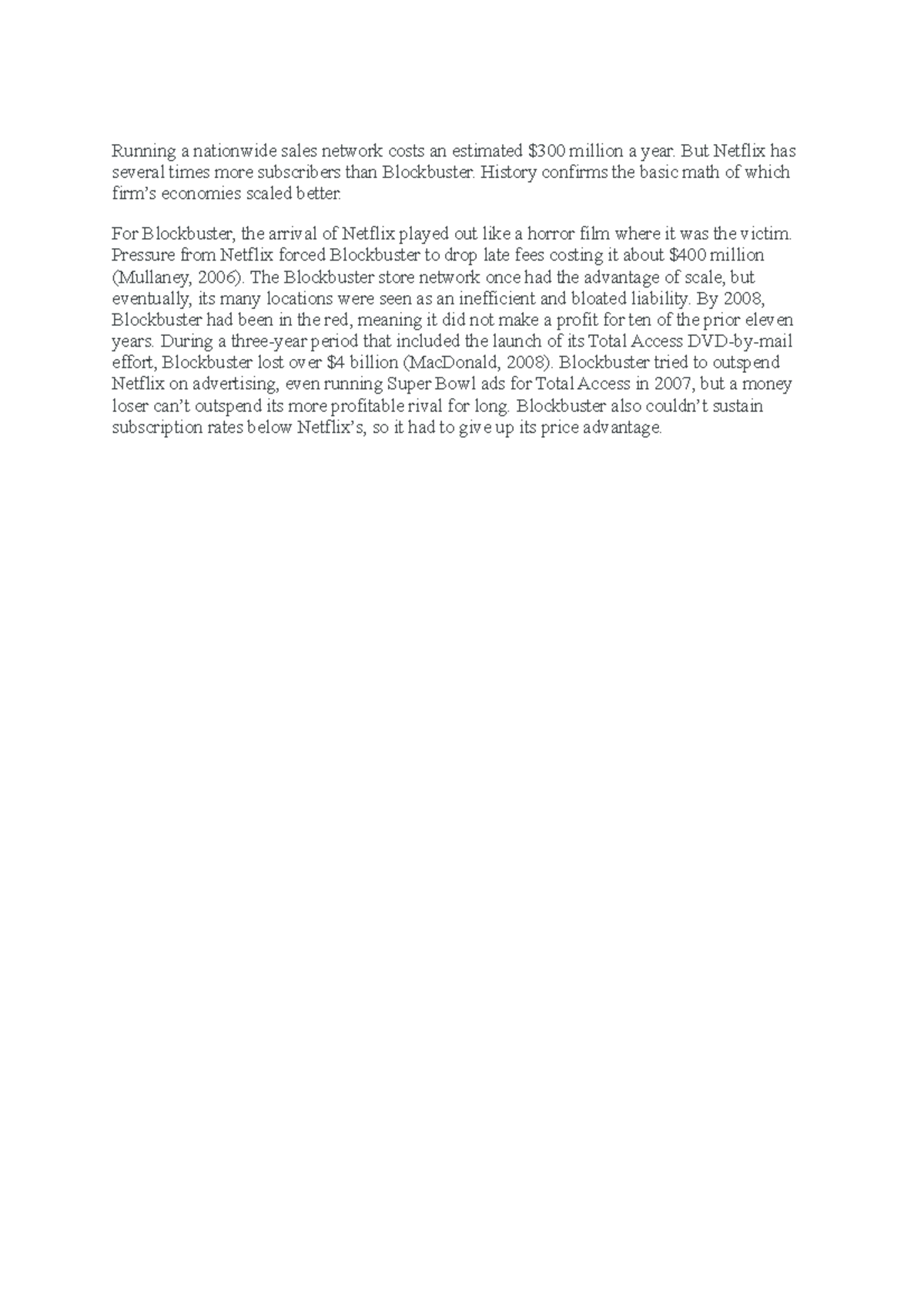 Biology - wDQwWQqwrqwQWR - Running a nationwide sales network costs an ...