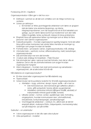 Kapittel 12 - Ledelse i organisasjoner Hvorfor studere ledelse? Motivasjon, strategi og - Studocu