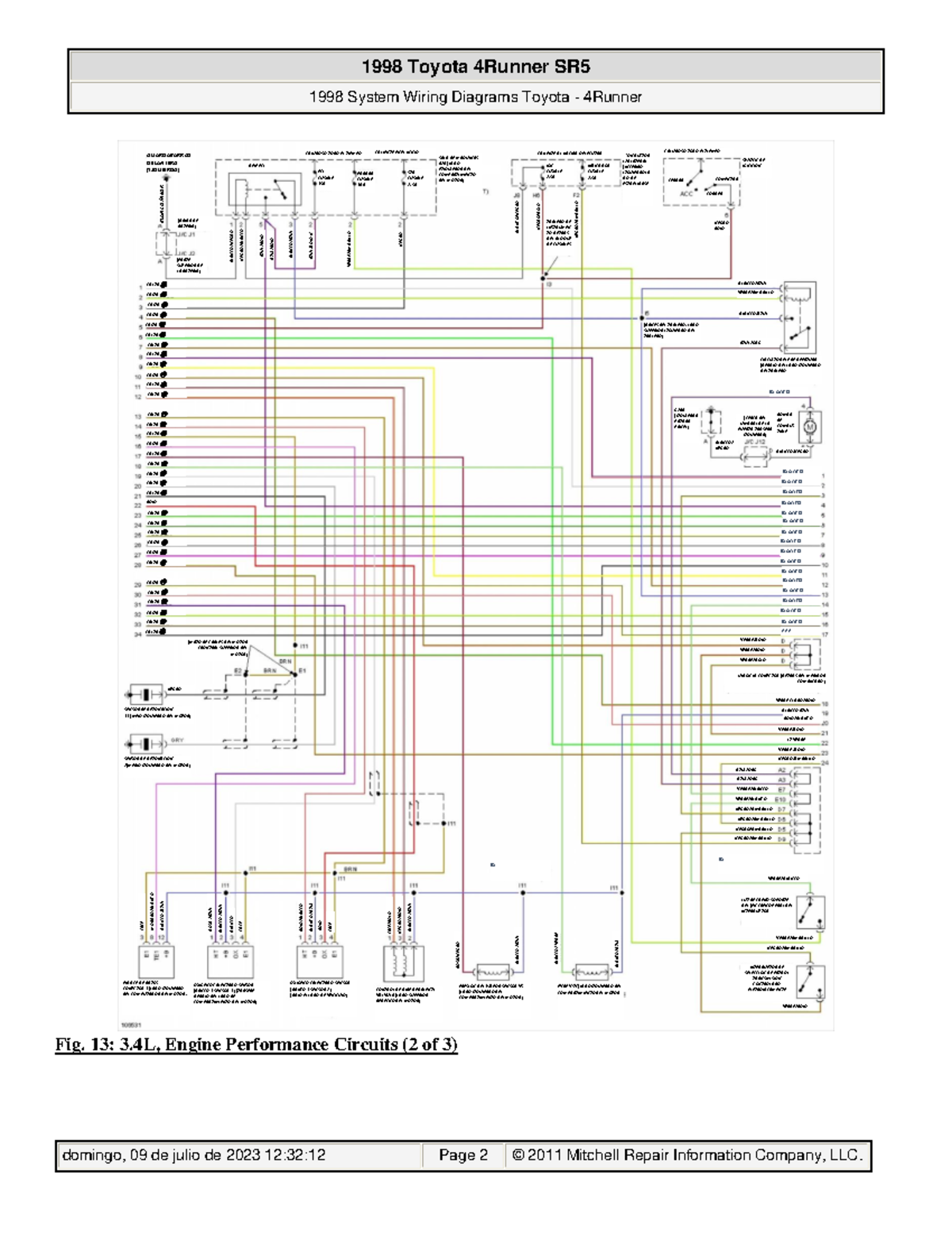 Moises Tarea 223 - Fig. 13: 3, Engine Performance Circuits (2 of 3 ...