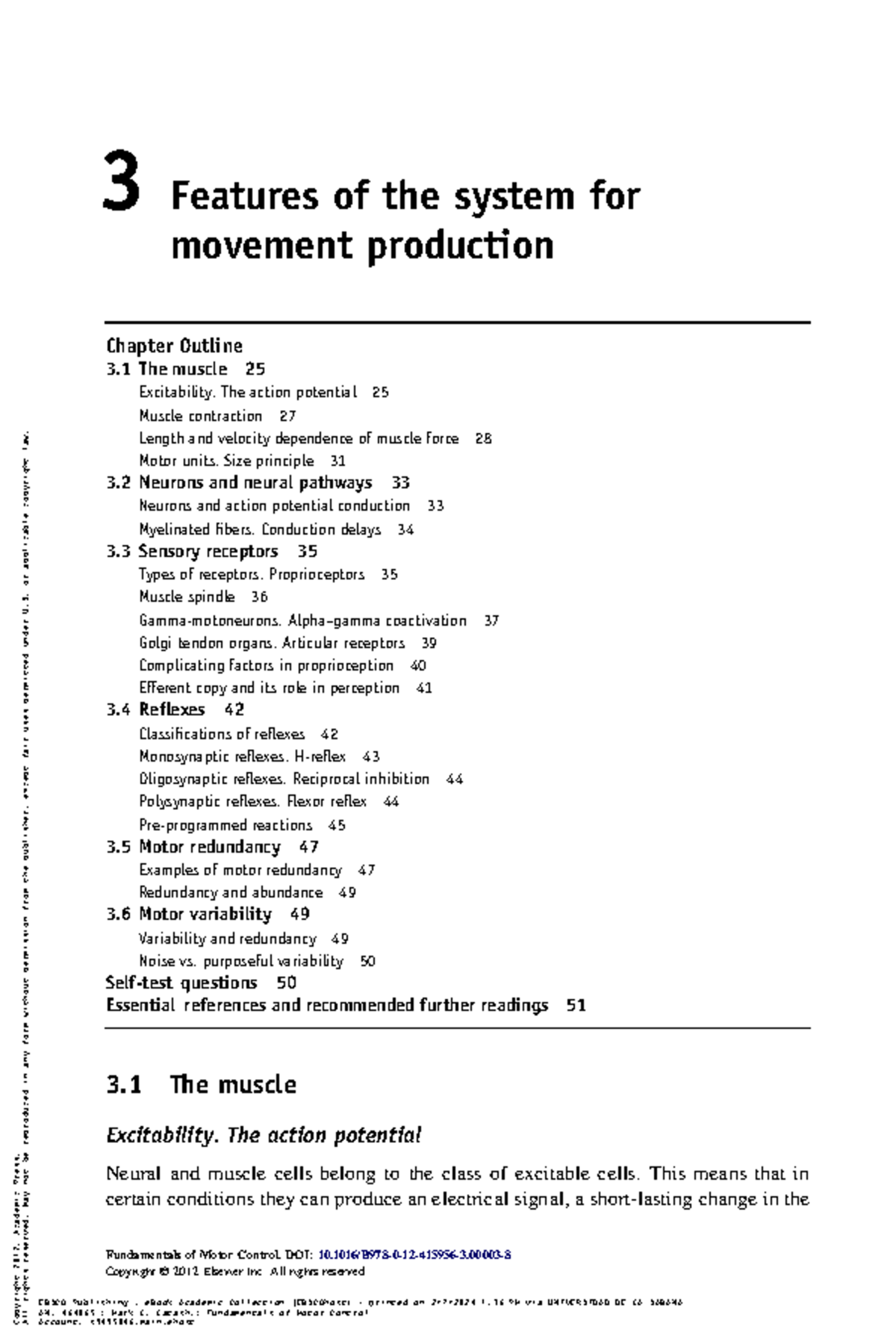 Chapter 3 Features of the system for movement production - 3 Features ...