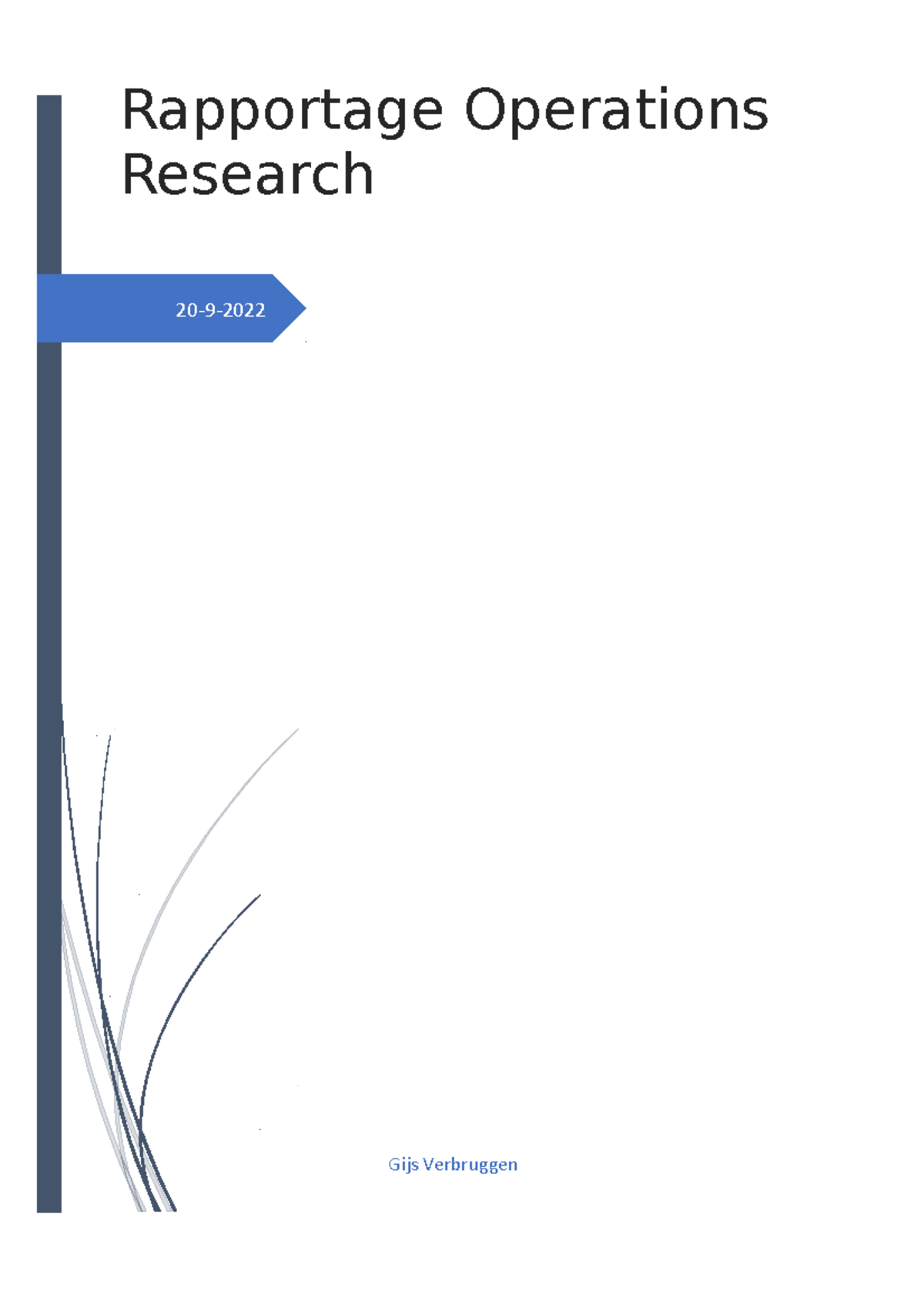Rapportage casus Neduco - 20-9- Rapportage Operations Research Gijs ...