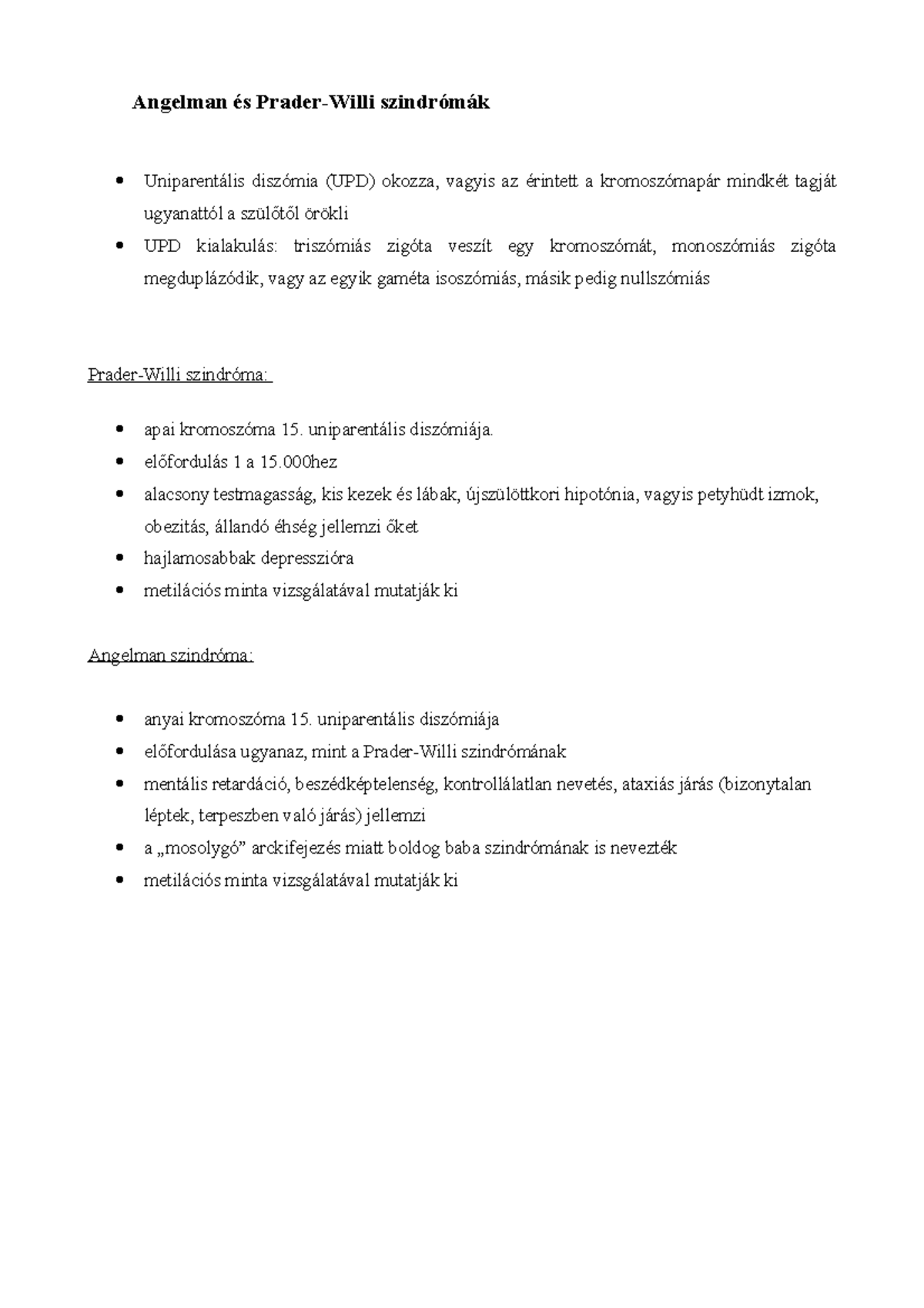Angelman-es-Prader-Willi. docx - Gyógypedagógia - Angelman (UPD) okozza ...