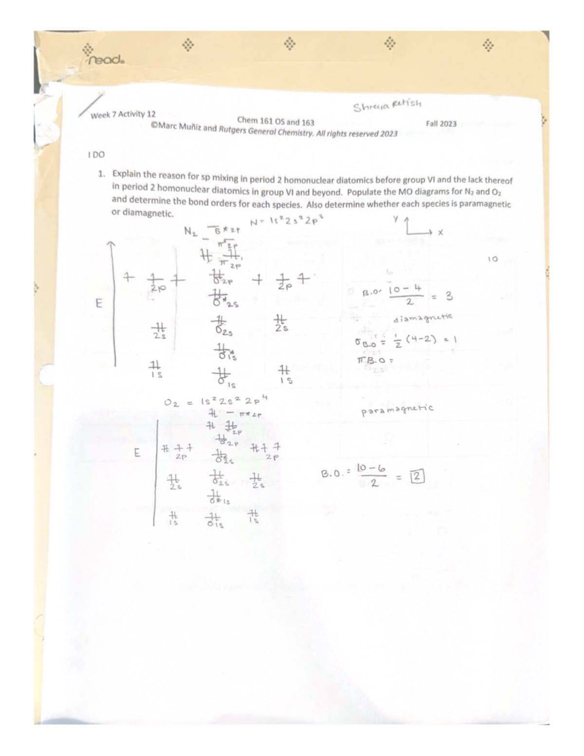 Activity 12 - Homework - 01:160:161 - Studocu