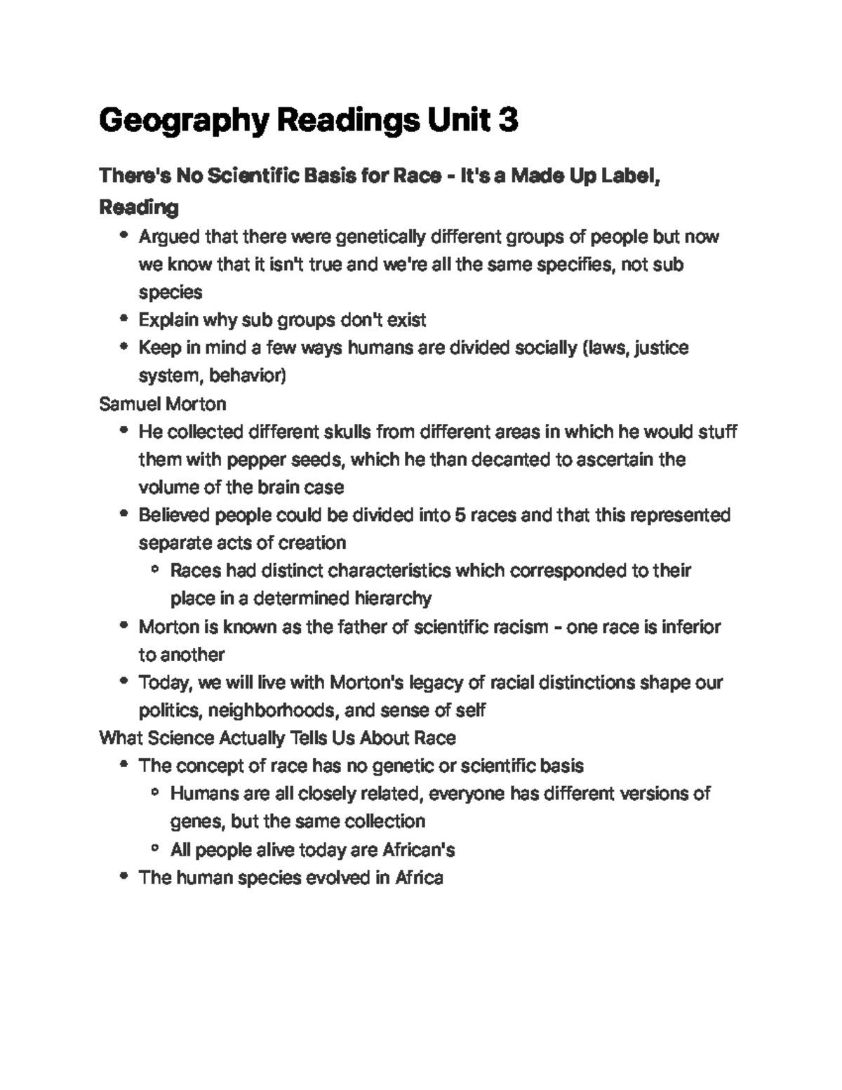 Geography Readings Unit 3 - G e o g ra p hy Re a d i n g s U n i t 3 T ...