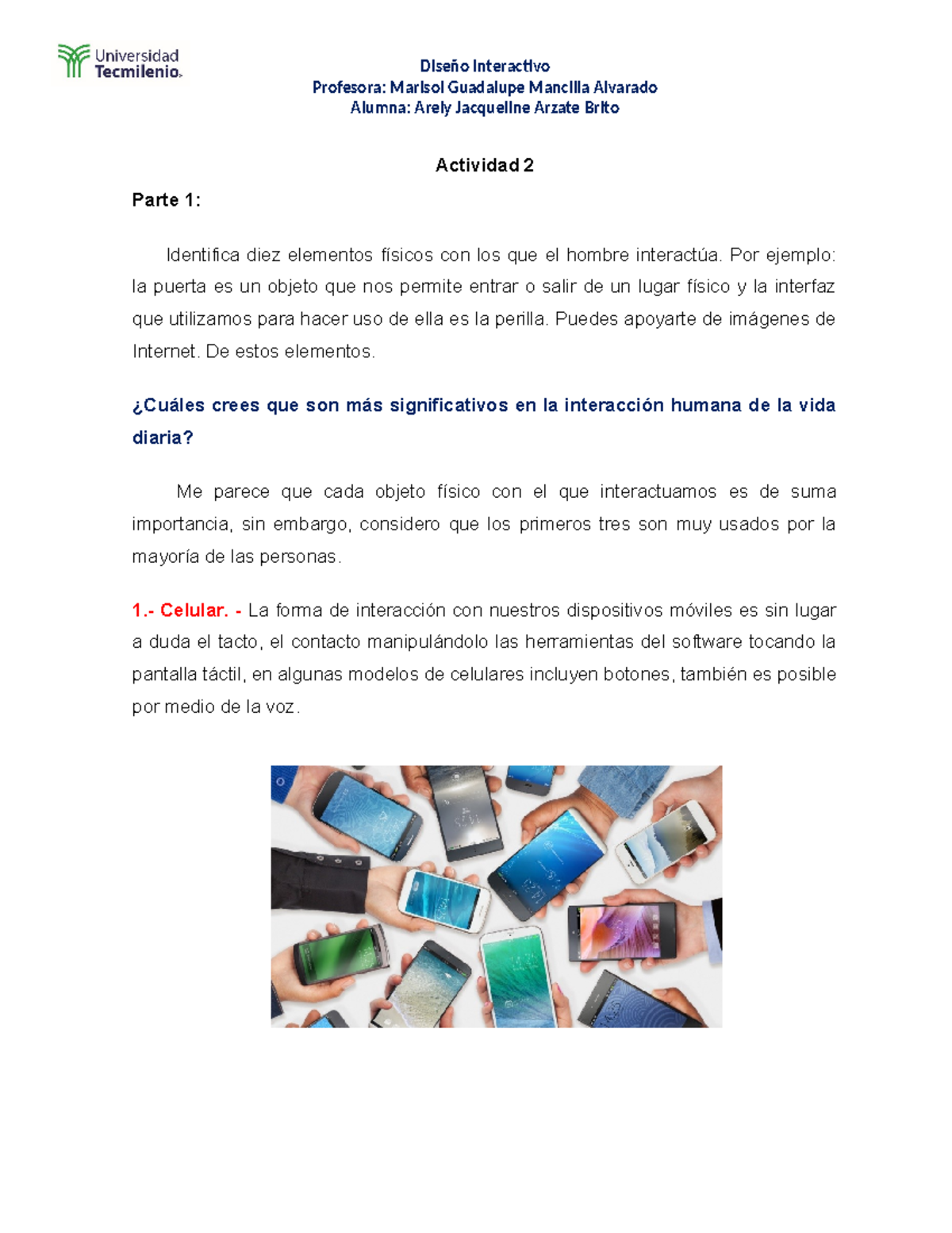 Actividad 2 - Profesora: Marisol Guadalupe Mancilla Alvarado Alumna ...