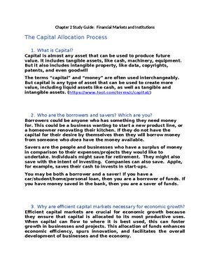 Chapter 7 Study Guide - Chapter 7 Study Guide Bonds and Their Valuation ...