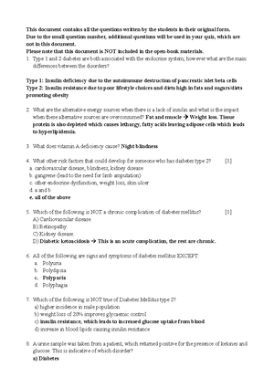 Sample end of module Questions and answers - 91175 EBM Stats Sample ...