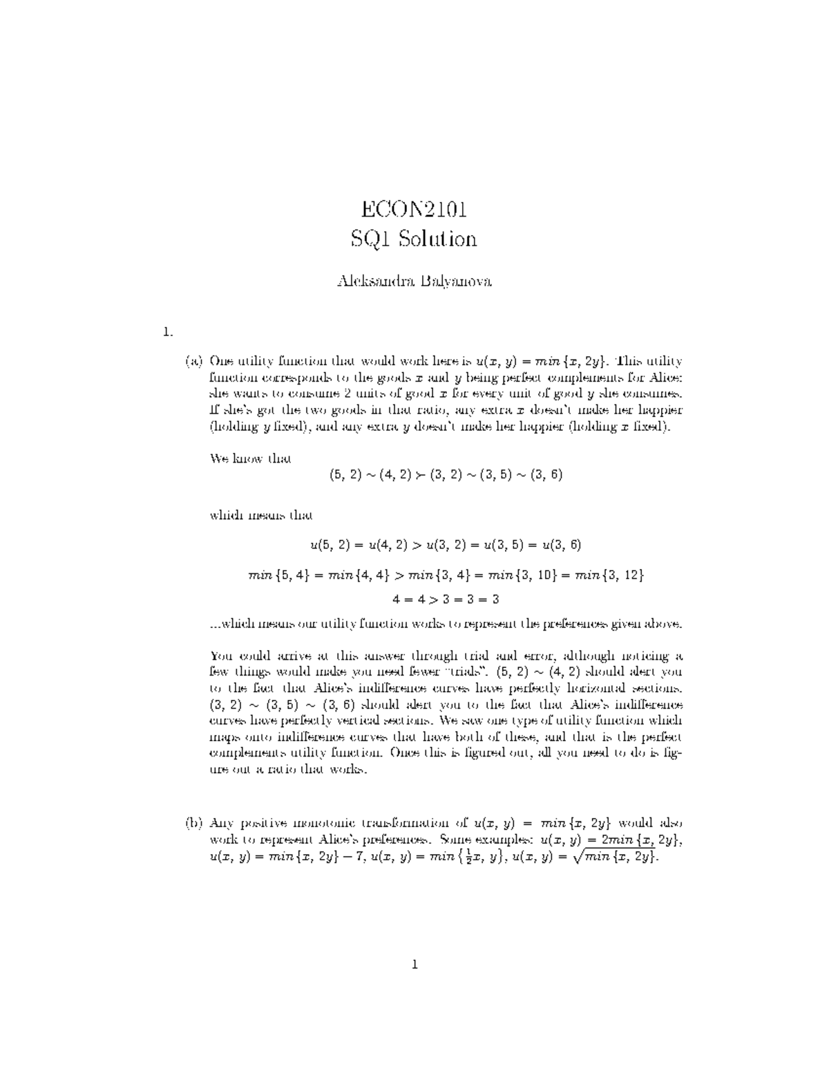 SQ1 solution - ♦ t ♦♥ s ♥ r ② ♥♦ - Studocu