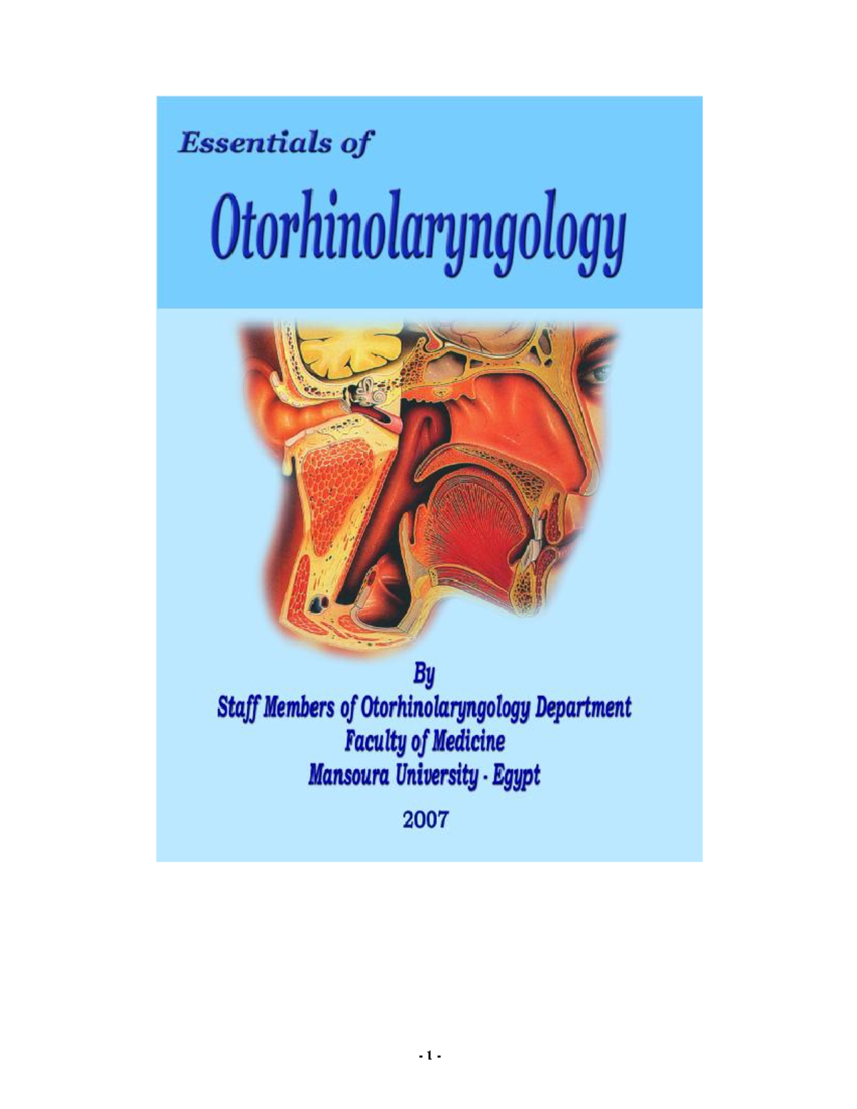 ENT-BOOK2 009 - Summary Essentials of Otorhinolaryngology - Essentials ...
