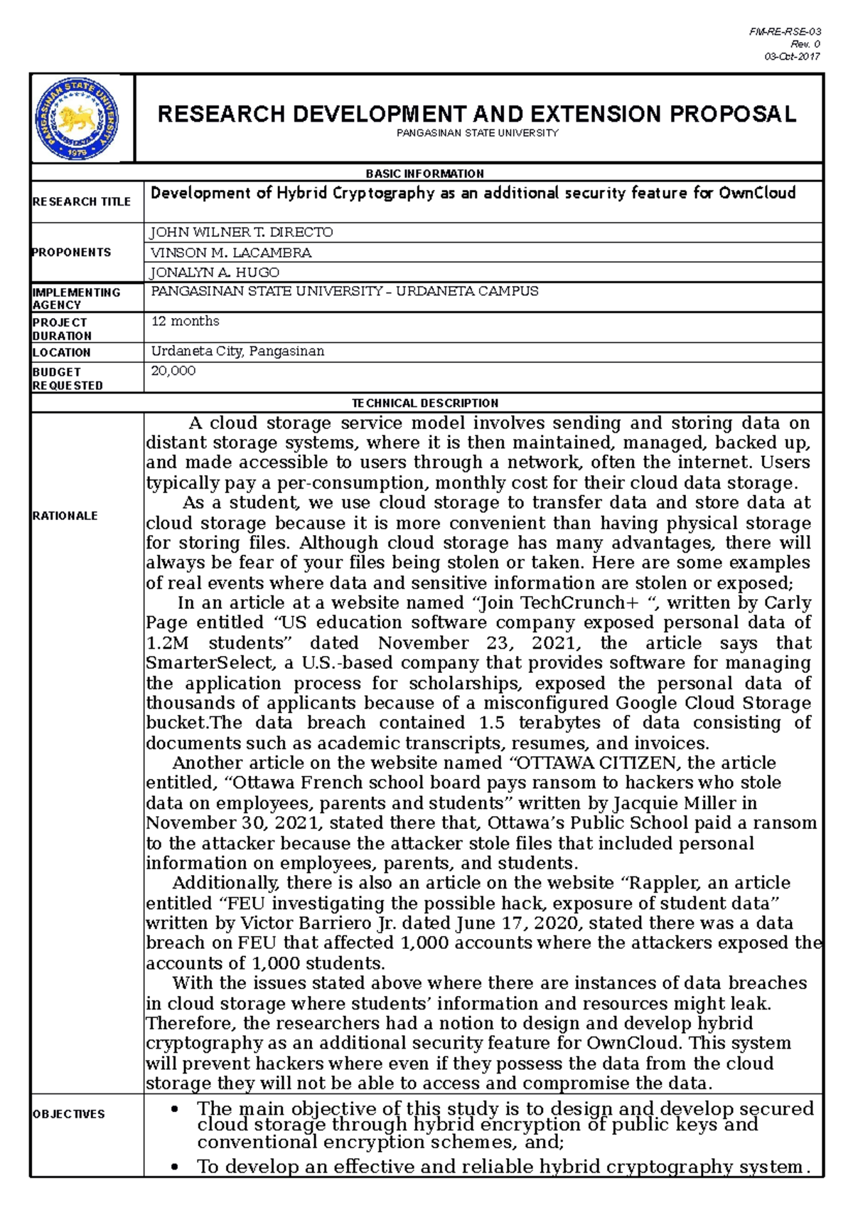 Development Of Hybrid Cryptography As An Additional Security Feature