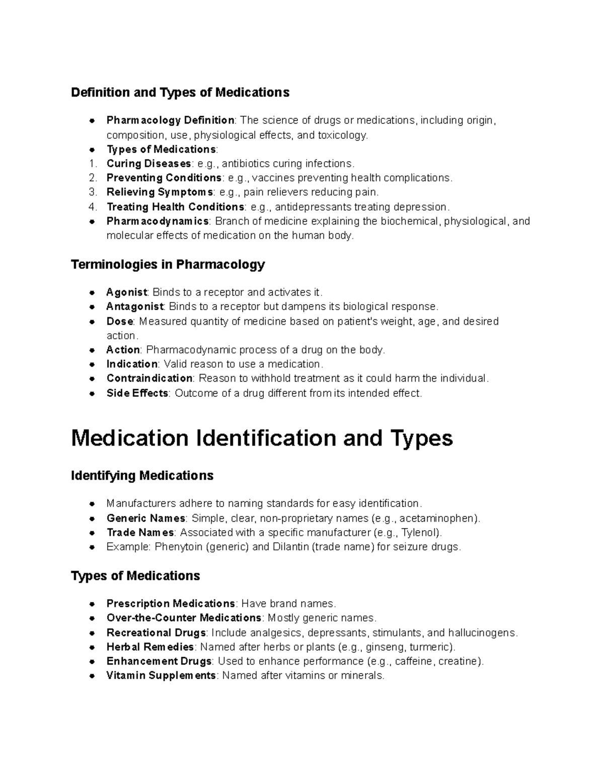 Pharm chap 11 e - Definition and Types of Medications Pharmacology ...