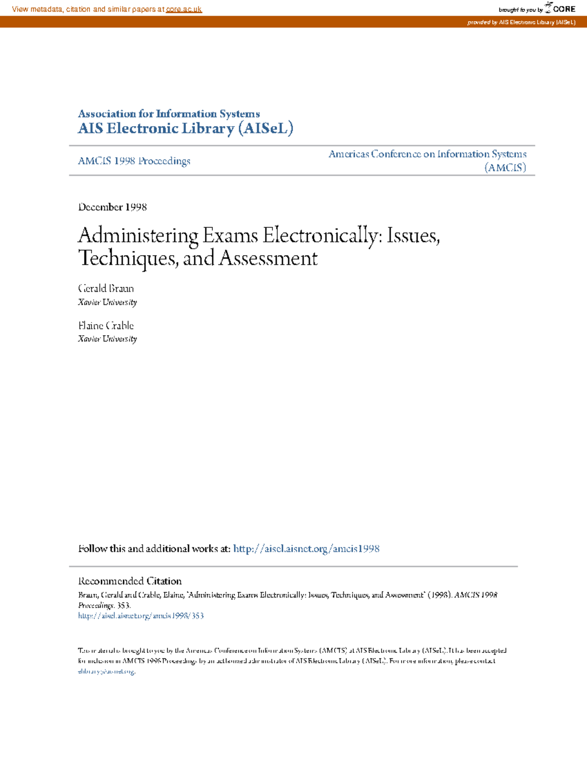 301353744 - Cours - Association for Information Systems AIS Electronic ...