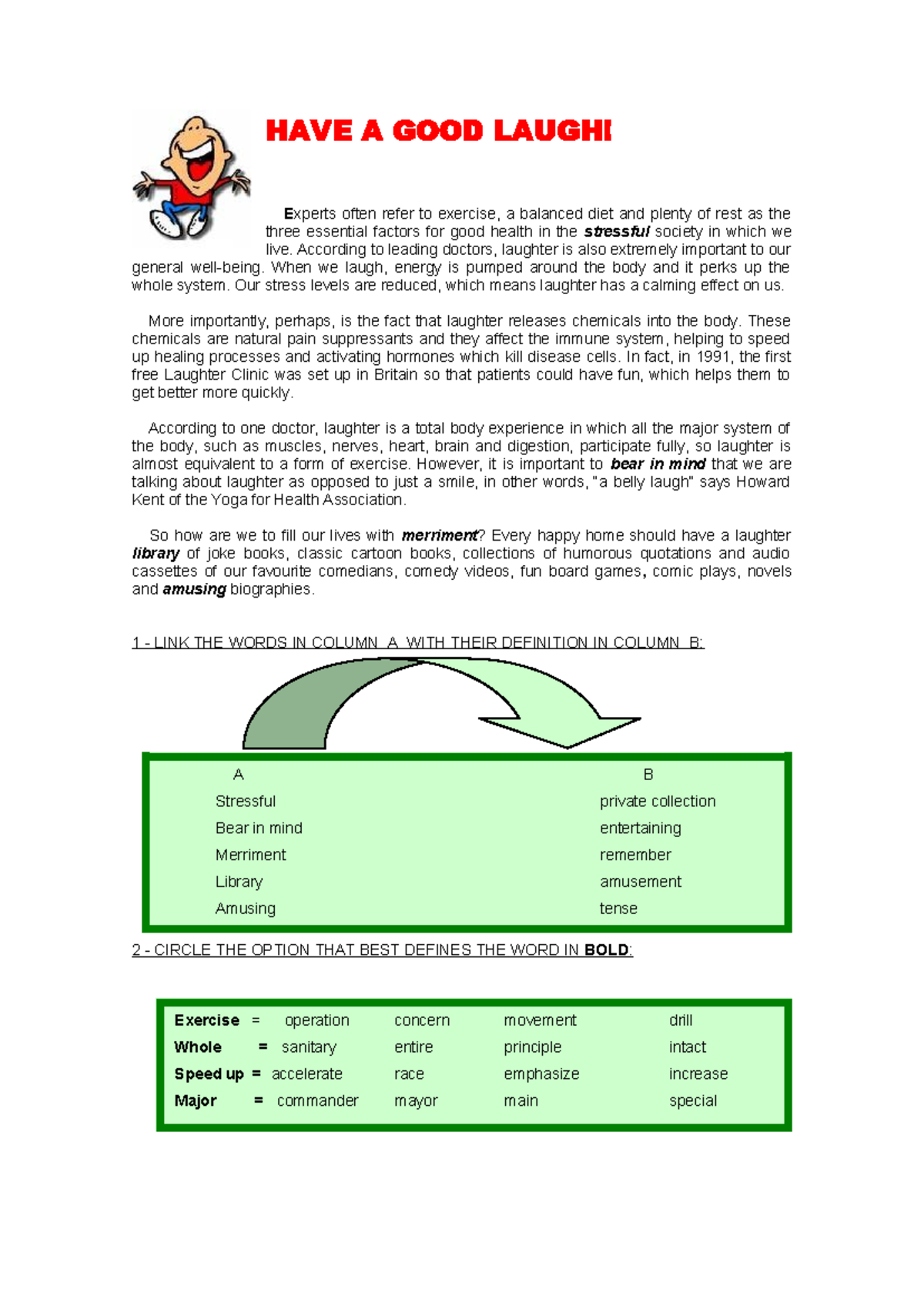 Reading-comprehension-reading-comprehension-exercises 6927 - HAVE A ...