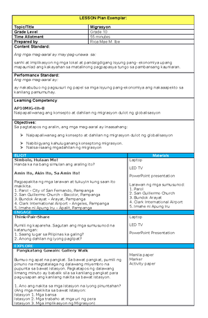 Lesson Plan Exemplar 4th - LESSON Plan Exemplar: Inquiry-Based Teaching ...