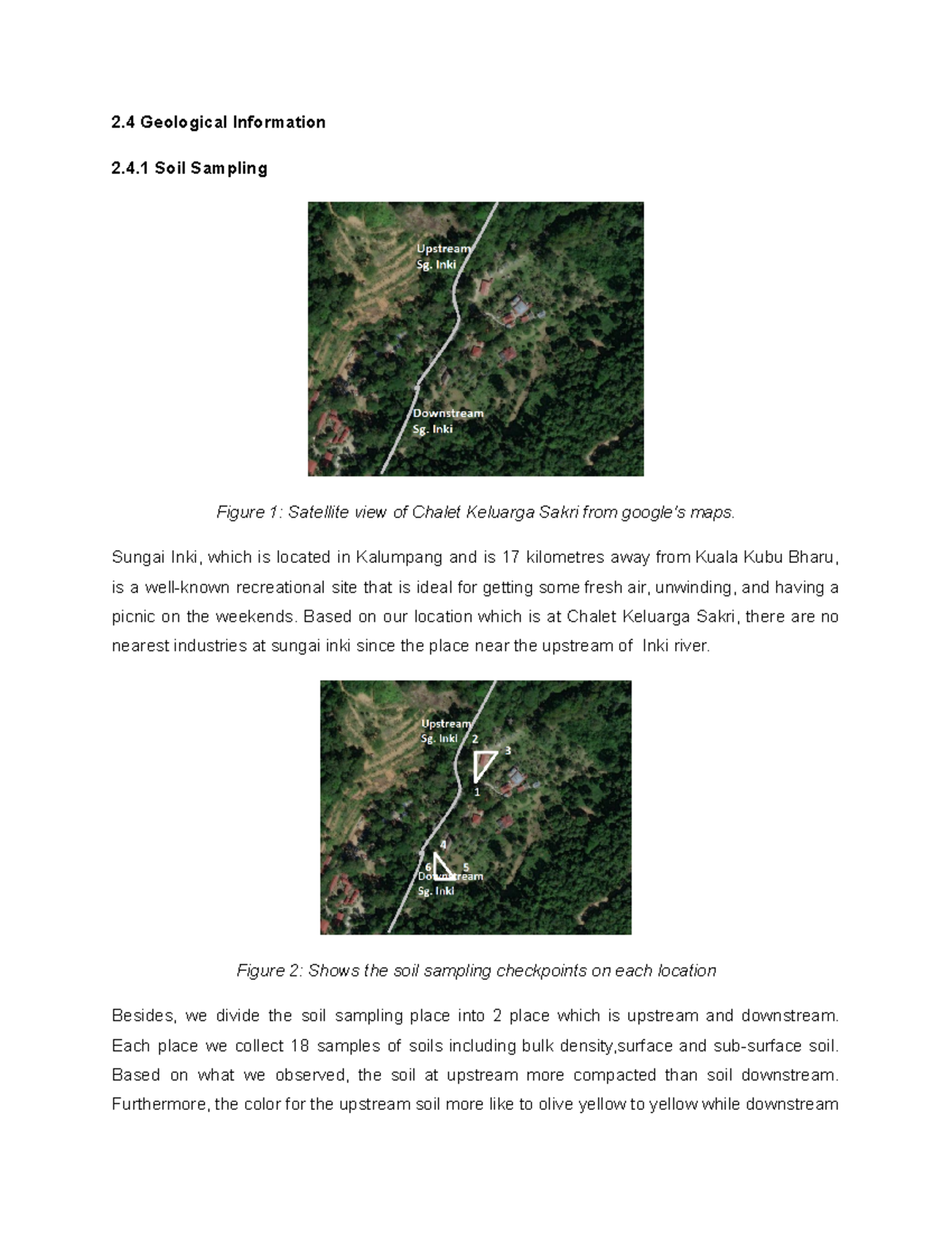 CASE Study SOIL Sampling - 2 Geological Information 2.4 Soil Sampling ...