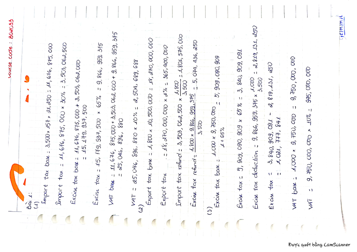 Taxation Chapter 2-4 - Thuế Taxation - Studocu