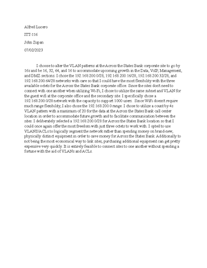ITT-116-Subnet Worksheet - ITT-116 Subnetting Worksheet Use the ...