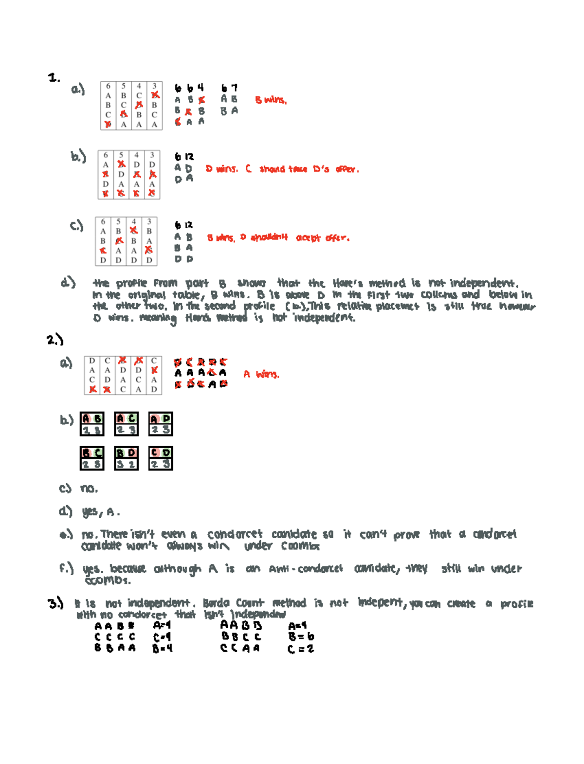 MATH 1007 HW 4 - Homework assignment - a x x X X 6 64 6 If I Bwins b ...