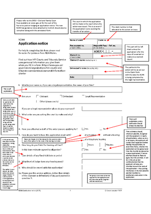 Form 181 method - The directions questionnaire Form 181 is what we ...