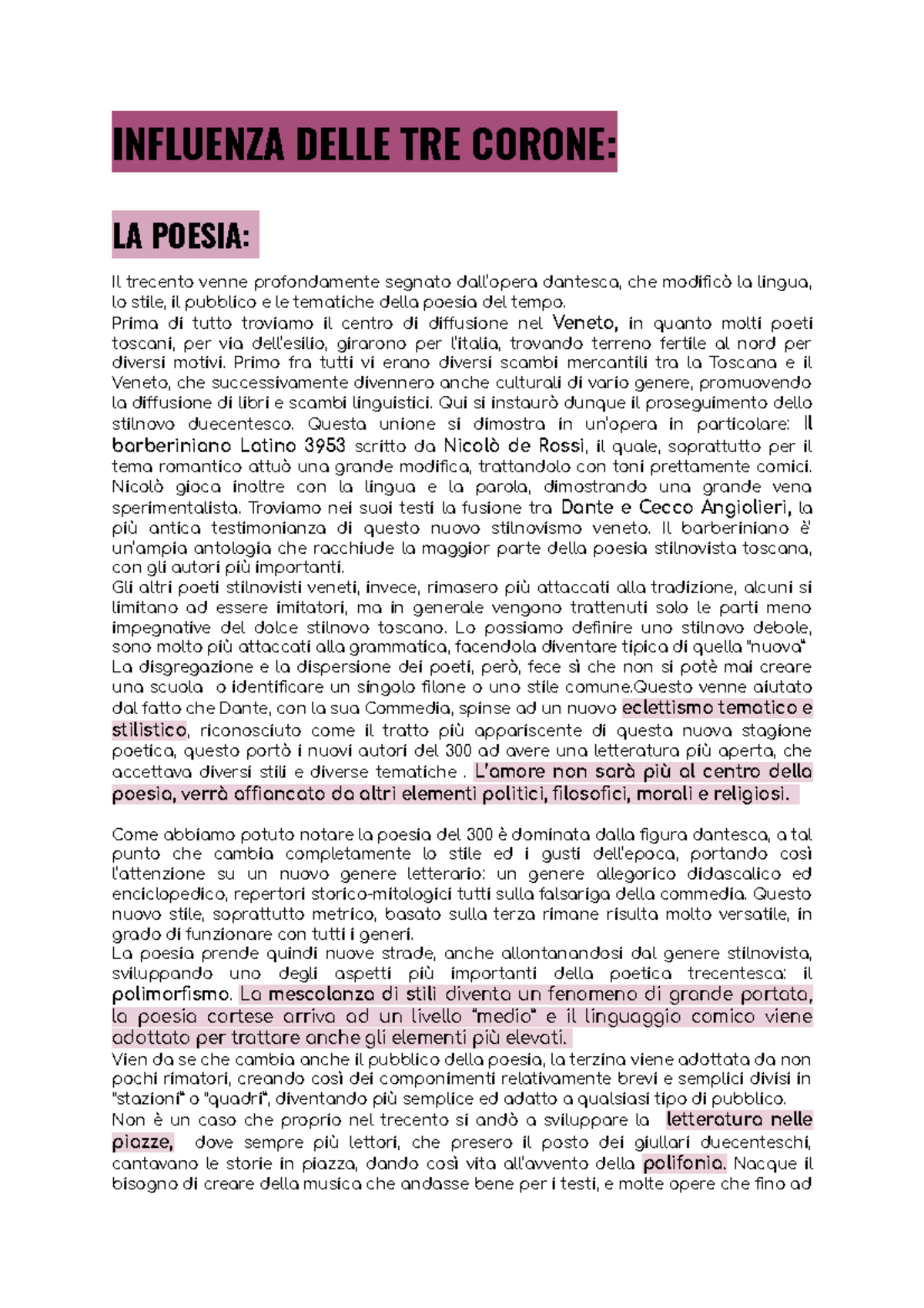 Influenza Delle TRE Corone - INFLUENZA DELLE TRE CORONE: LA POESIA: Il ...