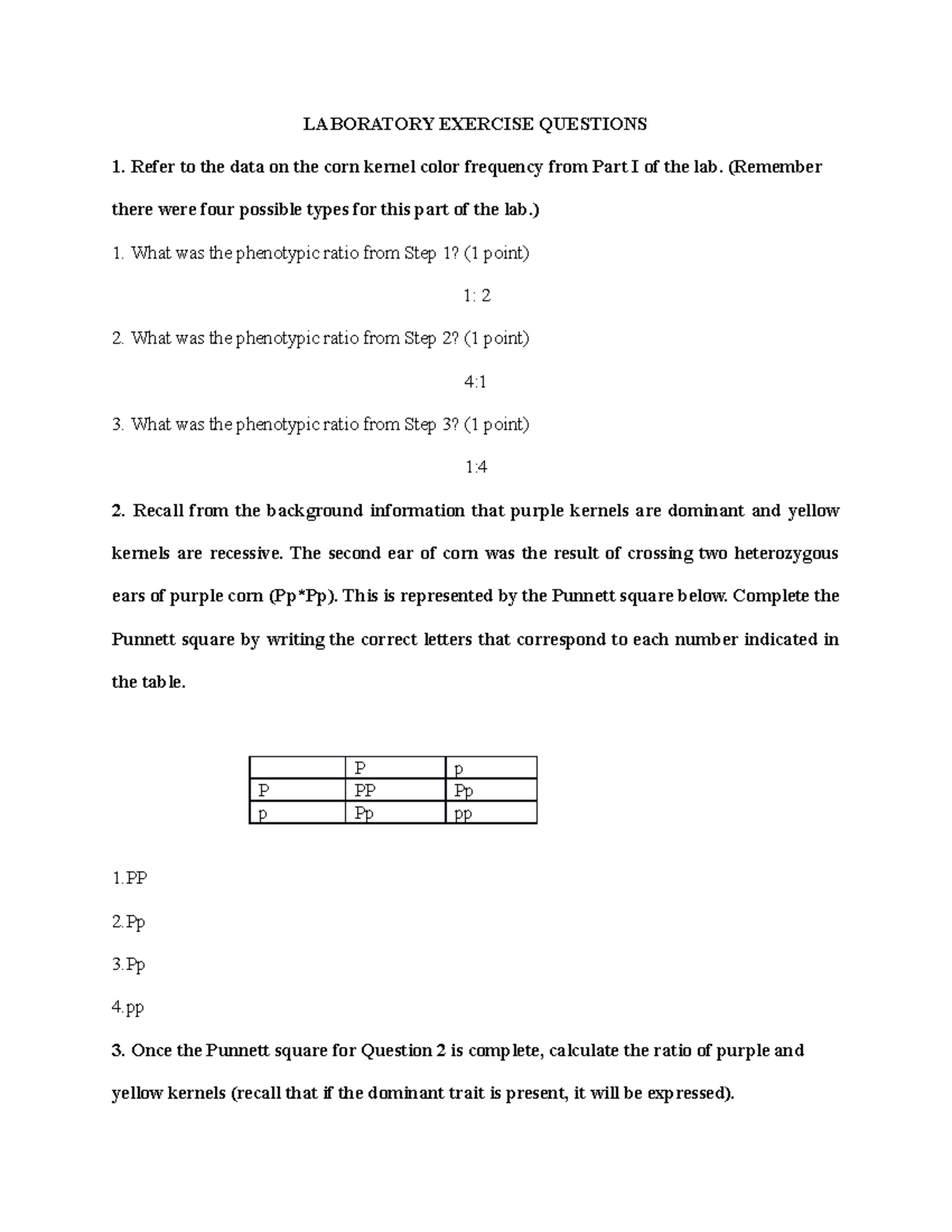 BIo LAB 7 An analysis of Biological experiment on Food Samples ...
