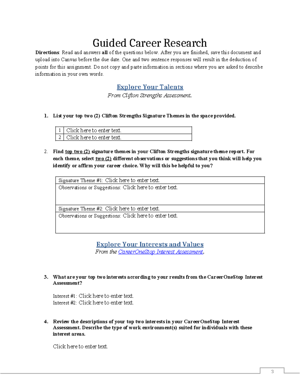 Guided Career Research Career One Stop-1 - Guided Career Research ...