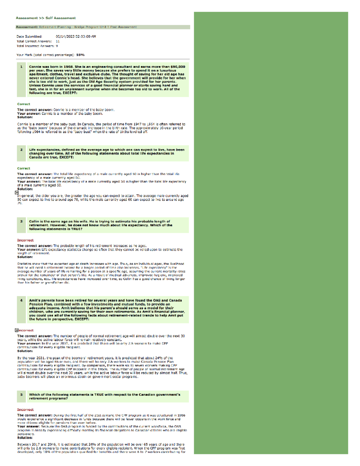 Unit 1 - Assesment 1 Answers - FIN001 - Studocu