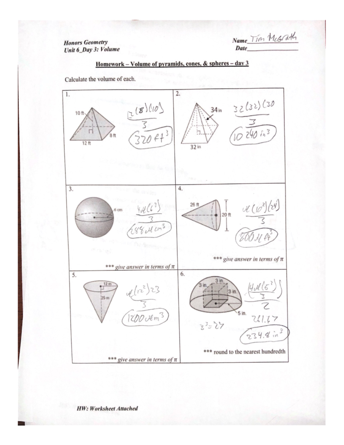 Honors Geometry - answer keys to possible work - BIO 111 - Studocu