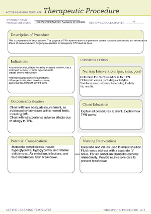 Nursing 110 Exam Study Guide - Nursing 110/ 110 A Study Guide Know the ...