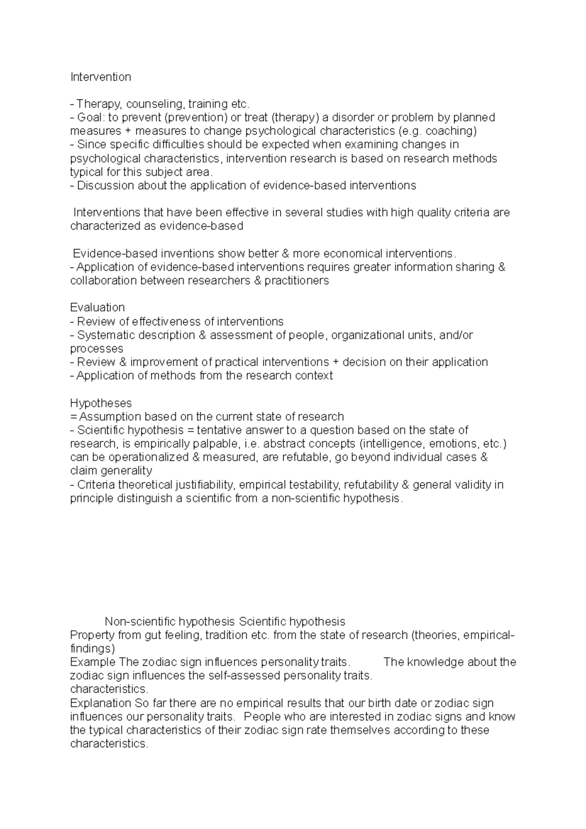 Intervention - Cognitive Psychology - Intervention Therapy, counseling ...